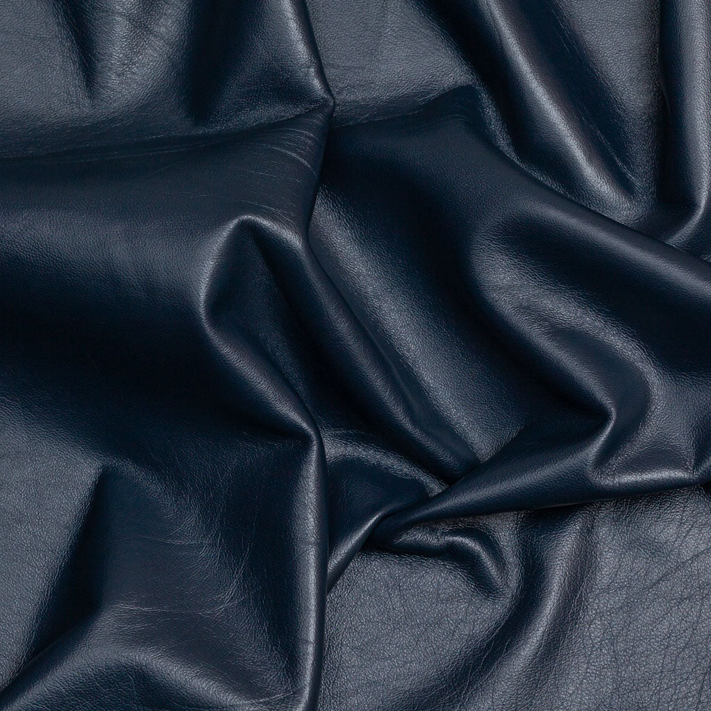 Navy Blue Lamb Nappa Leather - Wholesale Leather Hide Supplier ...